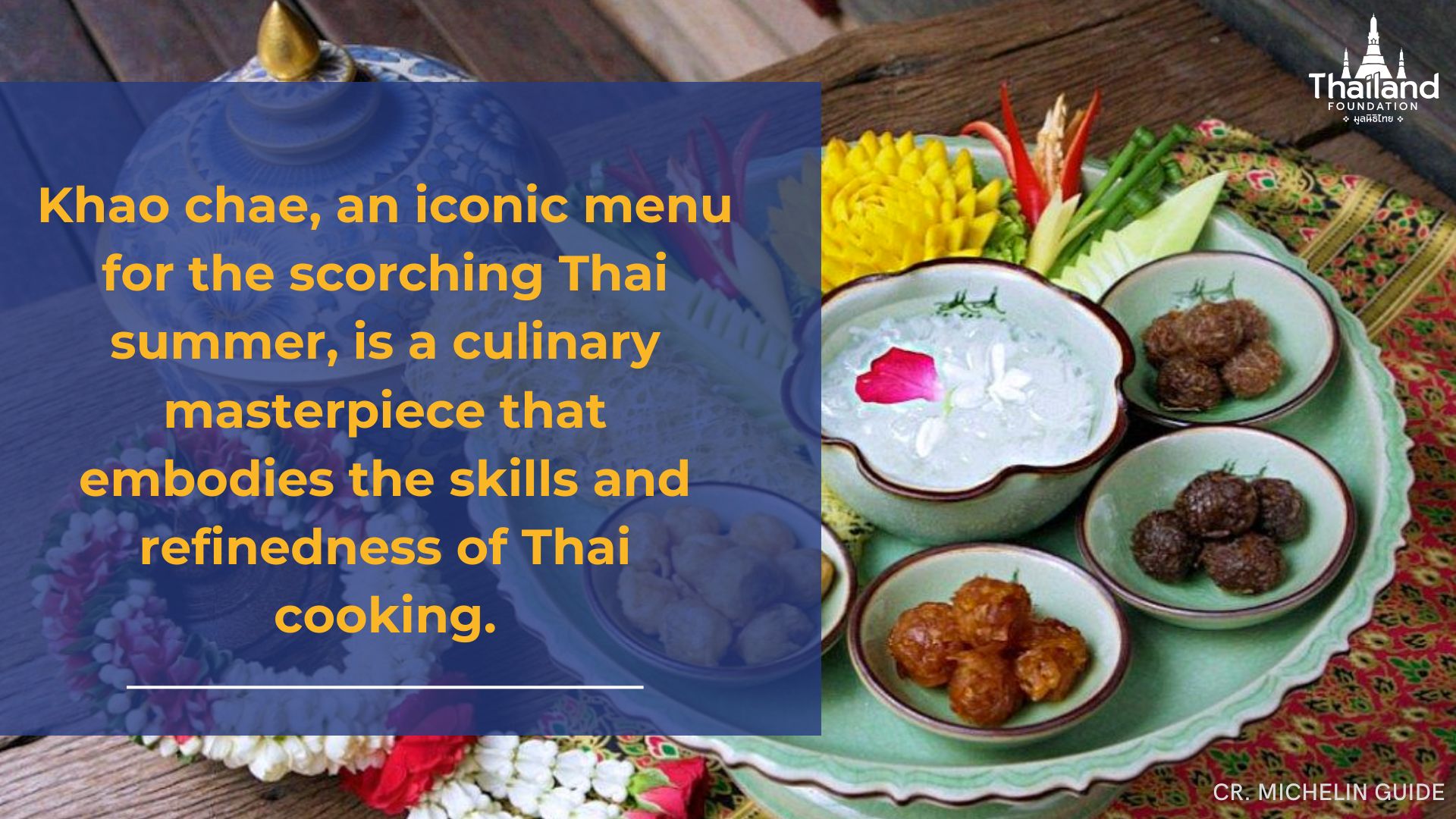 Khao Chae (ข้าวแช่): The Queen of Thai Summer Treat - Thailand Foundation